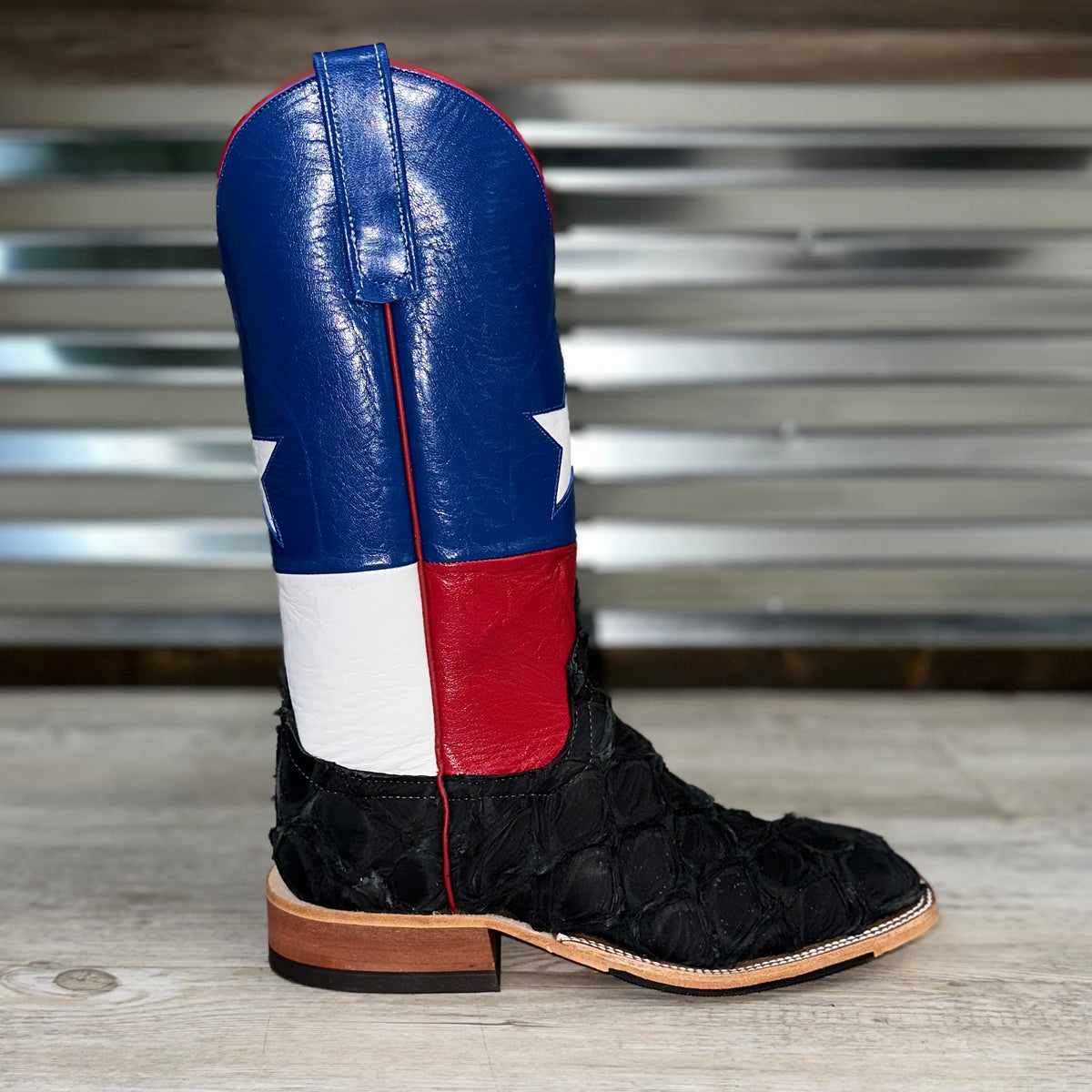 Men's Anderson Bean Texas Flag Big Bass Boots – Martin Boot Company